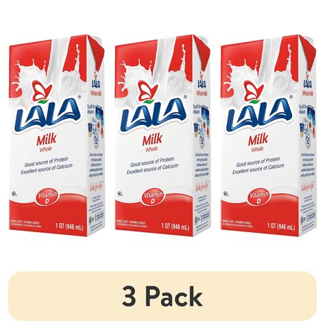 Pack Lala Whole Milk Uht Shelf Stable Unflavored Oz Box Walmart Com