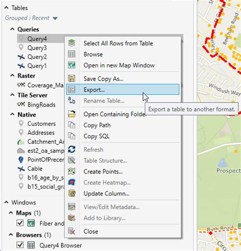 MapInfo Monday Export To MS Excel MapInfo Pro