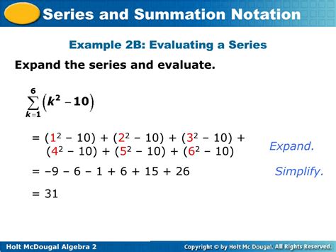 Ppt Series And Summation Notation Lesson Presentation Powerpoint Presentation Id 9639543