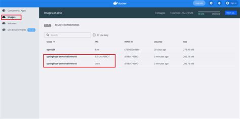 springboot应用部署 docker镜像打包 运行和管理 java 全栈知识体系