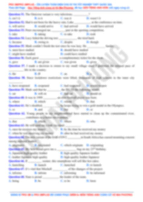 SOLUTION C V Mai Ph Ng 205 C U H I Ng Ph P Tr Ng I M Tr C K Thi T T Nghi P Thpt 2023 Studypool