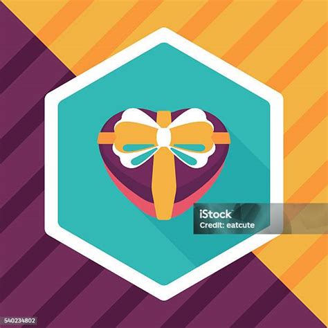 밸런타인데이 현재 평편 아이콘크기 긴 Shadow Eps10이 포함됩니다 기념일에 대한 스톡 벡터 아트 및 기타 이미지 기념일 당신을 사랑합니다 로맨스 Istock