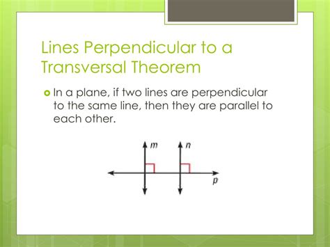 PPT Theorems About Perpendicular Lines PowerPoint Presentation Free Download ID