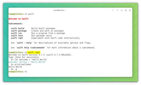 How To Use Swift Programming Language On Ubuntu
