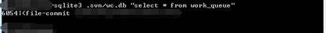 解决svn“failed To Run The Wc Db Work Queue Associated With”错误解决svn报错wc