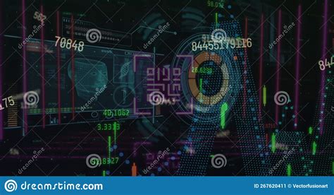 composition of statistics data processing with numbers over qr code
