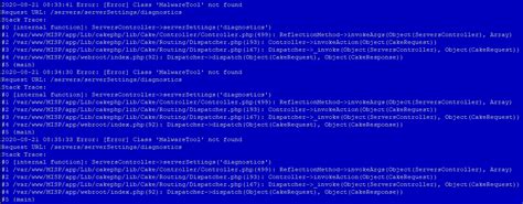 problem with misp update · issue 6215 · misp misp · github