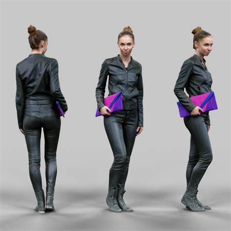 3d Model 72 Scanned Models Female Vr Ar Low Poly Cgtrader