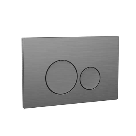 Round Gunmetal Dual Flush Button Bathroom Suites JusTTiles Leinster
