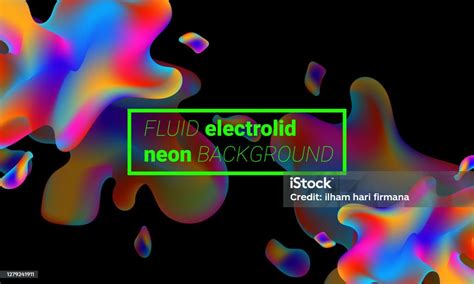 네온 리퀴드 스플래시 다채로운 미래 유체 페인트 템플릿 추상 네온 배경 배경 화면 배너 카드 책 일러스트 웹 랜딩 페이지 및 기타 관련 크리에이티브에 적합 0명에 대한 스톡