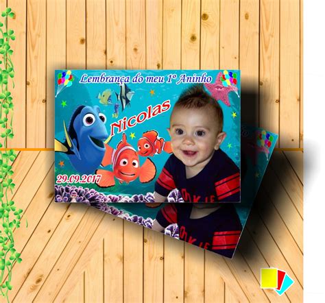 Imã De Geladeira Com Foto 5x7cm Nemo Elo7 Produtos Especiais