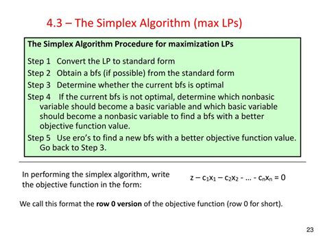 PPT Chapter The Simplex Algorithm PART PowerPoint Presentation Free Download ID