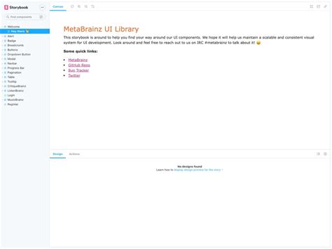 Design System By Metabrainz A React Template Built At Lightspeed