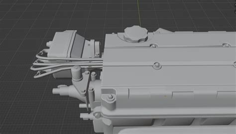 🚗 1 8 L B18c Dohc Vtec Engine Block・ Stl File For 3d Printing・cults