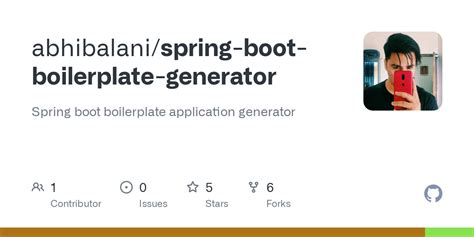 Github Abhibalanispring Boot Boilerplate Generator Spring Boot