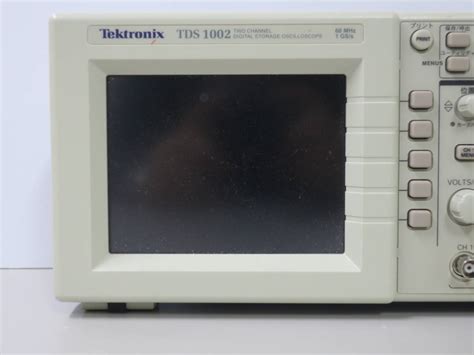 デジタルオシロスコープ テクトロニクス Tektronix Tds1002 60mhz 1gsa S マニュアル プローブ 通信モジュール 2種類 付 動作品 中古 送料無料 のヤフオク落札情報