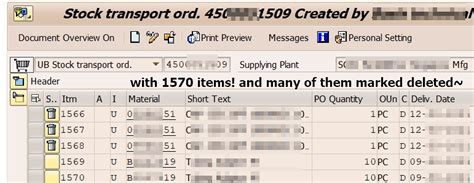 SAP ABAP Central TAB DUPLICATE KEY Issue During Delivery Due For STO