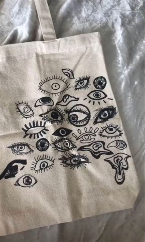 Tote Bag Aesthetic Ideas Art Bolso Paint Pintado Artofit