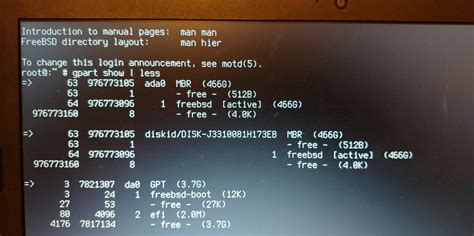 Solved Invalid Partition Table Error The Freebsd Forums