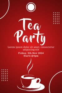 Tea Flyer Template Postermywall