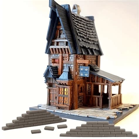 Mini Building Bricks For Diy Miniature Architectural Scenes Micro