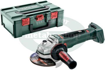 Аккумуляторная болгарка Metabo WB 18 LTX BL 125 Quick Каркас MetaBox ...