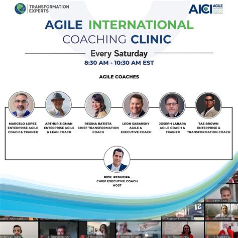 Agile Coaching Clinic Transformation Experts