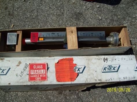 K Tek Km26s Ss6 B2gxg Sr21 20 Liquid Level Gauge Ebay