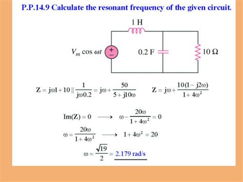 Series And Parallel Resonance Circuit Characteristics Circuit Diagram
