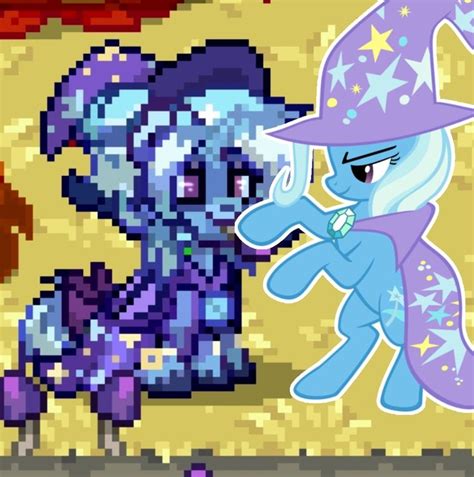 Трикси млп Mlp пони таун Pony Town Милые рисунки Забавные