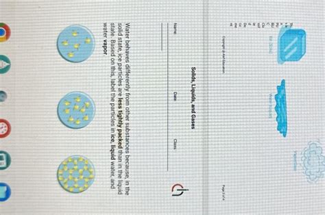 solved solids liquids and gases water behaves differently