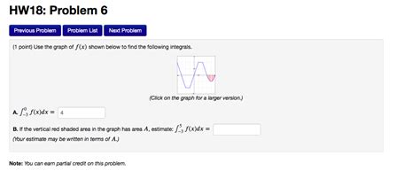 Solved Hw18 Problem 6 Previous Problem Problem List Next