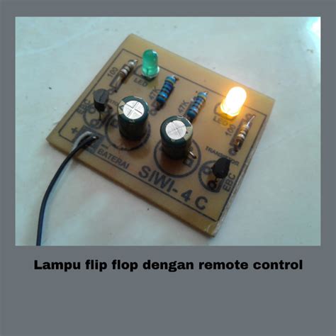 Lampu Flip Flop Dengan Remote Control Algorista