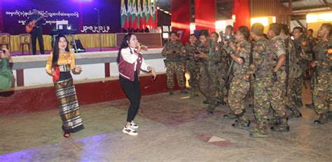 နိုင်ငံတော်ကာကွယ်ရေးနှင့်လုံခြုံရေး တာဝန်ထမ်းဆောင်လျက်ရှိသည့် လုံခြုံရေး တပ်ဖွဲ့ဝင်များ စိတ်ပျော