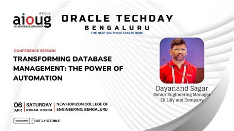 All India Oracle Users Group Aioug On Linkedin Oracletechday