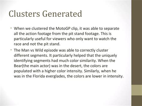 Video Summarization Using Clustering Ppt Video Software Computer