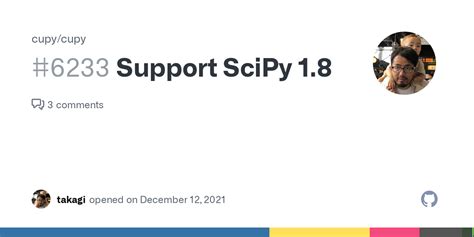 Support Scipy Issue Cupy Cupy Github