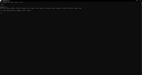 Github Cracko298python Turtle Terminal Something I Made When I Was First Starting Out 7