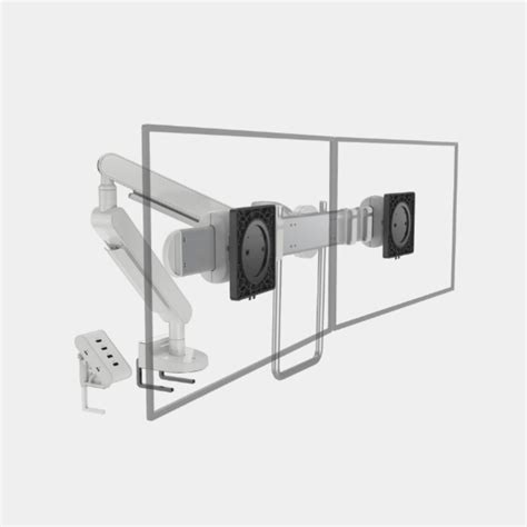 ZGX Monitor Arm With Crossbar MPG Office Furniture