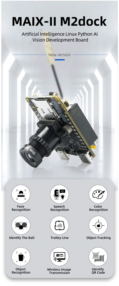 Sipeed M2dock Ai V831 Python Camera Linux Aiot Development Board