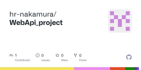 github hr nakamura webapi project