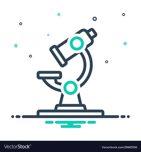 Microscope Royalty Free Vector Image VectorStock