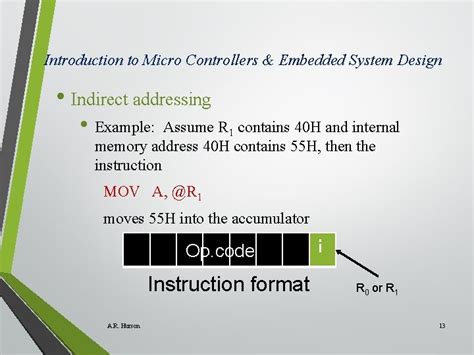 Introduction To Micro Controllers Embedded System Design Addressing