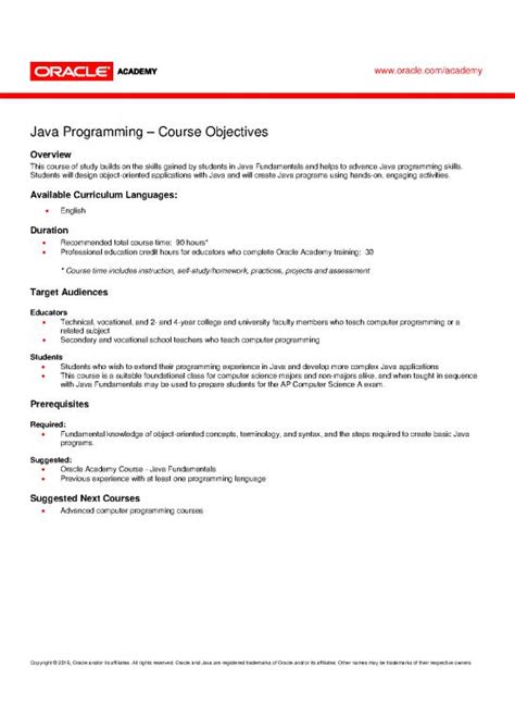 Computer Programming Pdf 186562 Jp Course Objectives