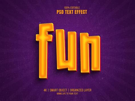 Premium Psd Fun Text Effect