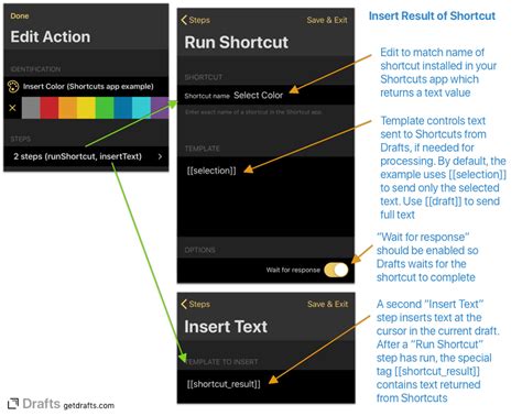 Tip Insert Result Of A Shortcuts App Shortcut In Current Draft Tips