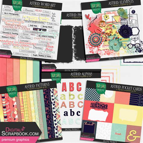 Astrid Bundle By Rachel Martin Digitalscrapbook Com Digital Scrapbooking