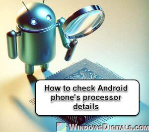 Checking Android Phone S Processor Information
