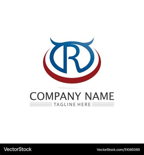 R Letter Arrow Icon Royalty Free Vector Image Vectorstock