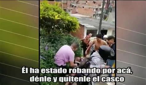 Vecinos Hartos De La Delincuencia Atrapan A Ratero Y Lo Mandan A